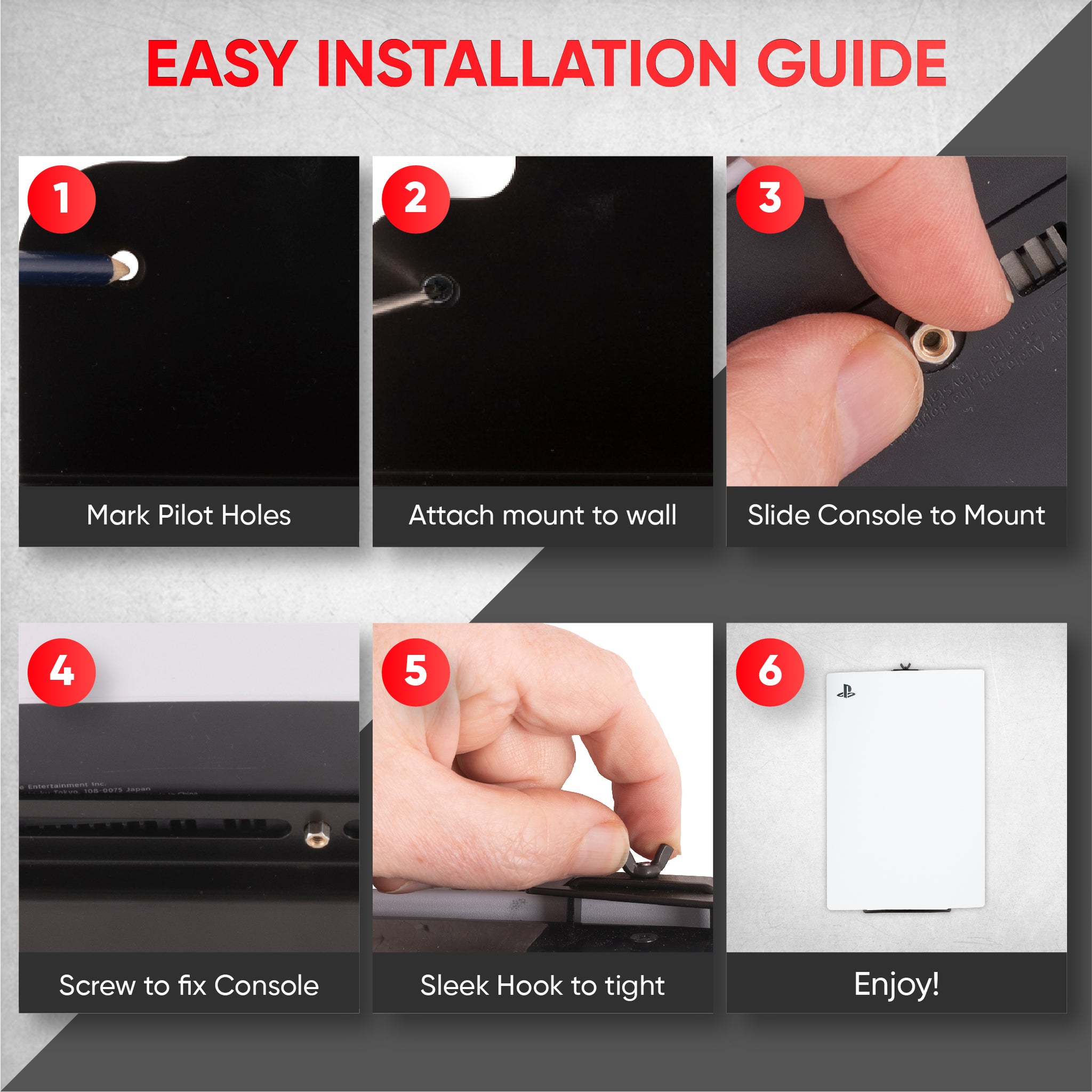 PS5 Wall Mount Bracket: Dynas - Secure Your Console – Dynas Ltd